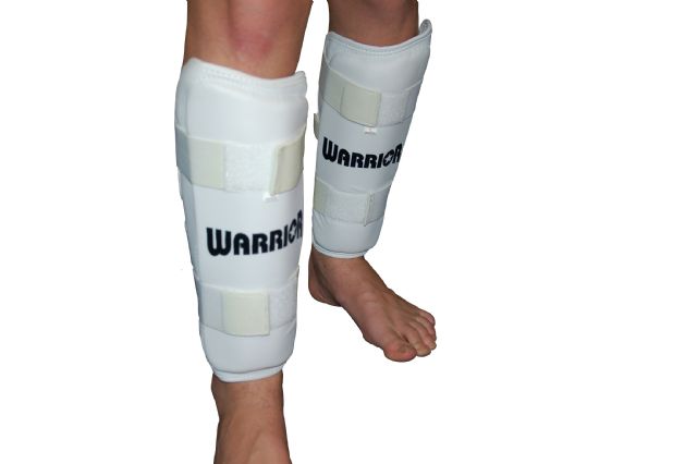 Warrior White Shin Guard - Giri Martial Arts Supplies