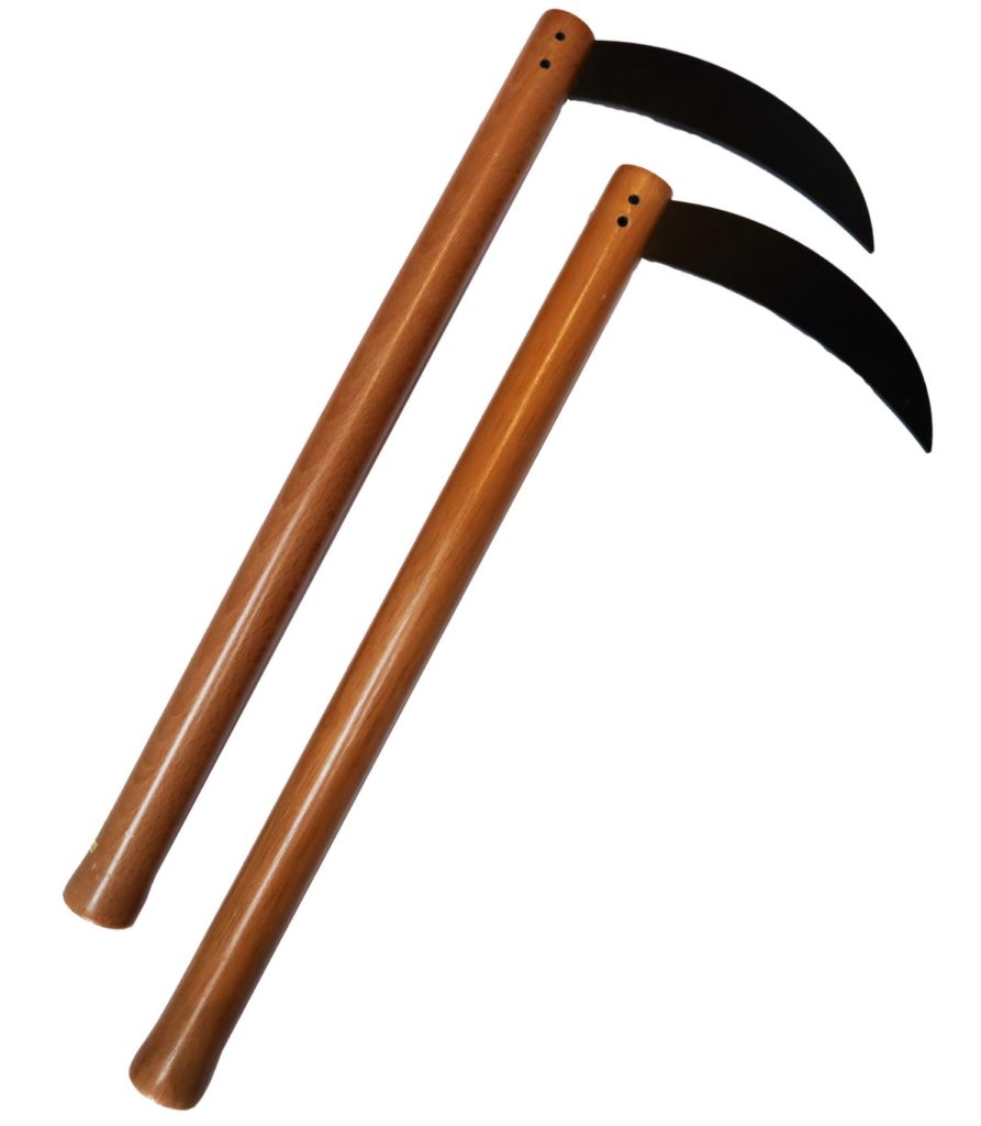 Kama 18" Solid Black Blade - Giri Martial Arts Supplies