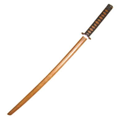 Red Oak Bokken with Braided Handle 40" - Giri Martial Arts Supplies