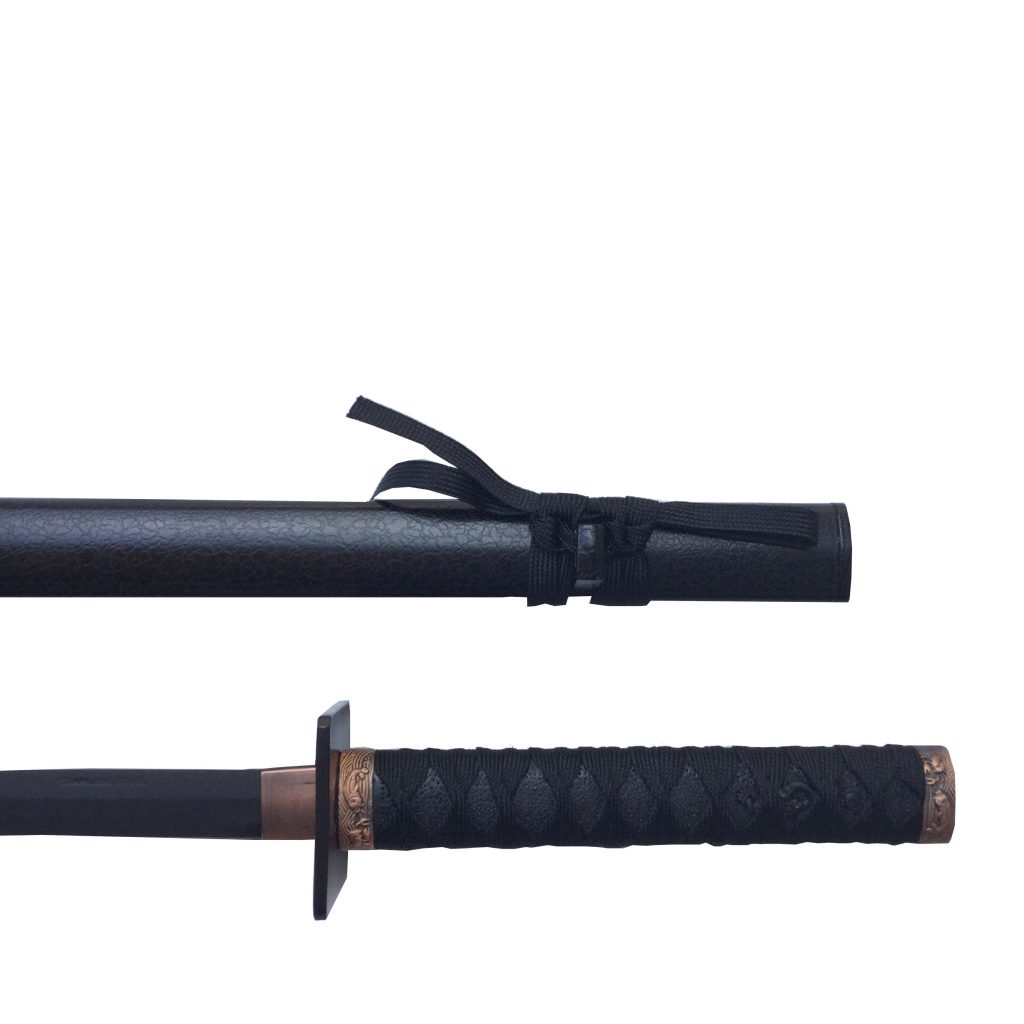 Ninja Sword with Black Blade 88cm - Giri Martial Arts Supplies