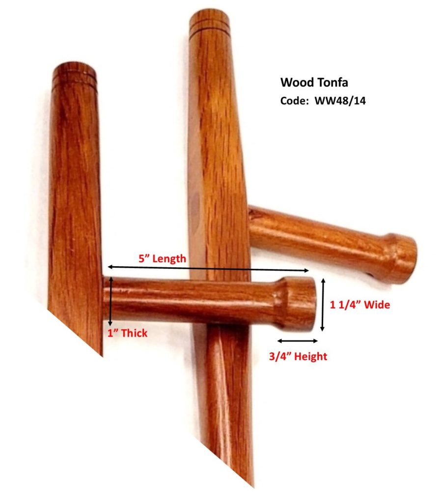 Tonfa Youth Wooden 14" - Giri Martial Arts Supplies