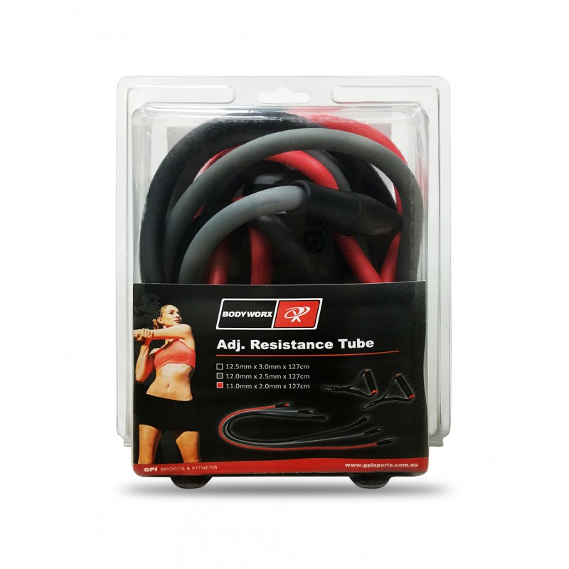 Resistance Tube Set of 3 With Handles - Giri Martial Arts Supplies