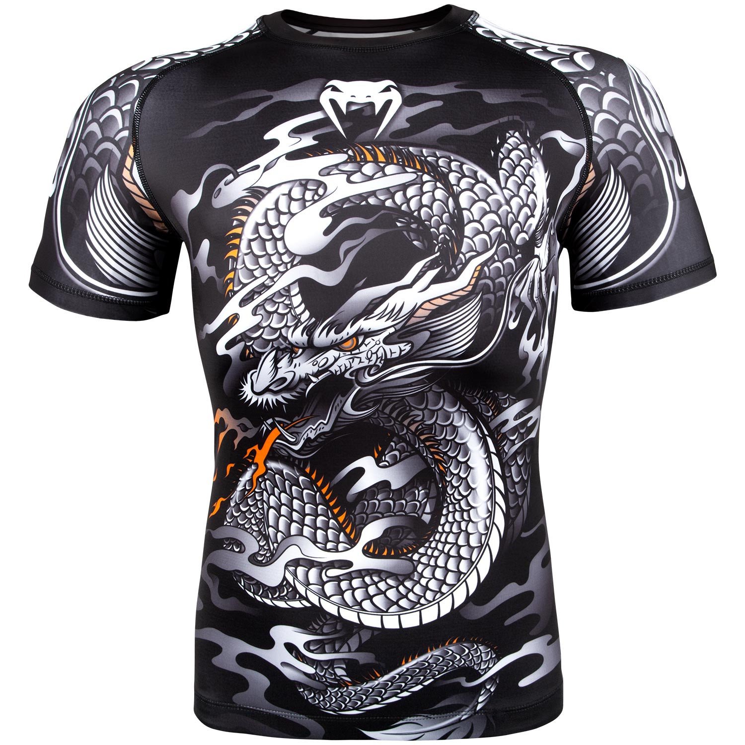 Venum Dragon Flight Rash Guard S/Sleeve - Giri Martial Arts Supplies