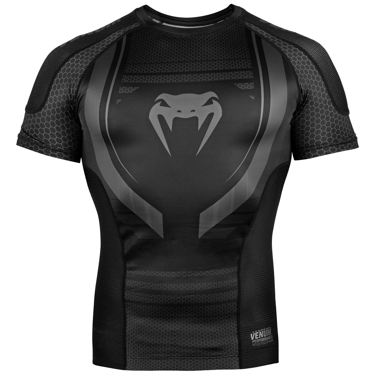 Venum Technical 2.0 Rashguard - Short Sleeves - Black/Black - Giri ...