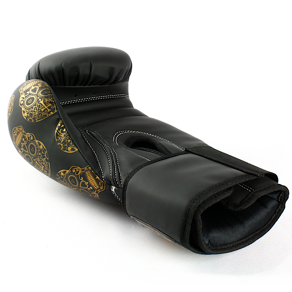 gold-skulls-boxing-gloves-5 - Giri Martial Arts Supplies