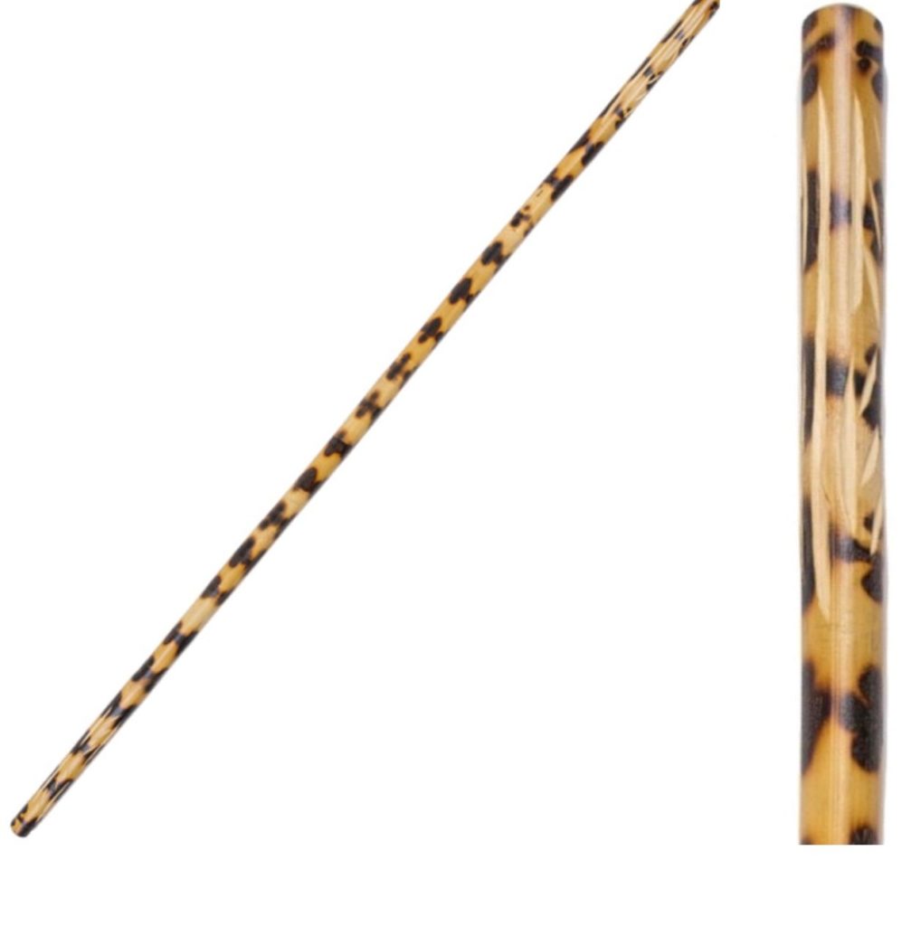 Bo/Staff 72″ x 25mm Rattan With Skin with Burn Pattern & Carving - Giri ...
