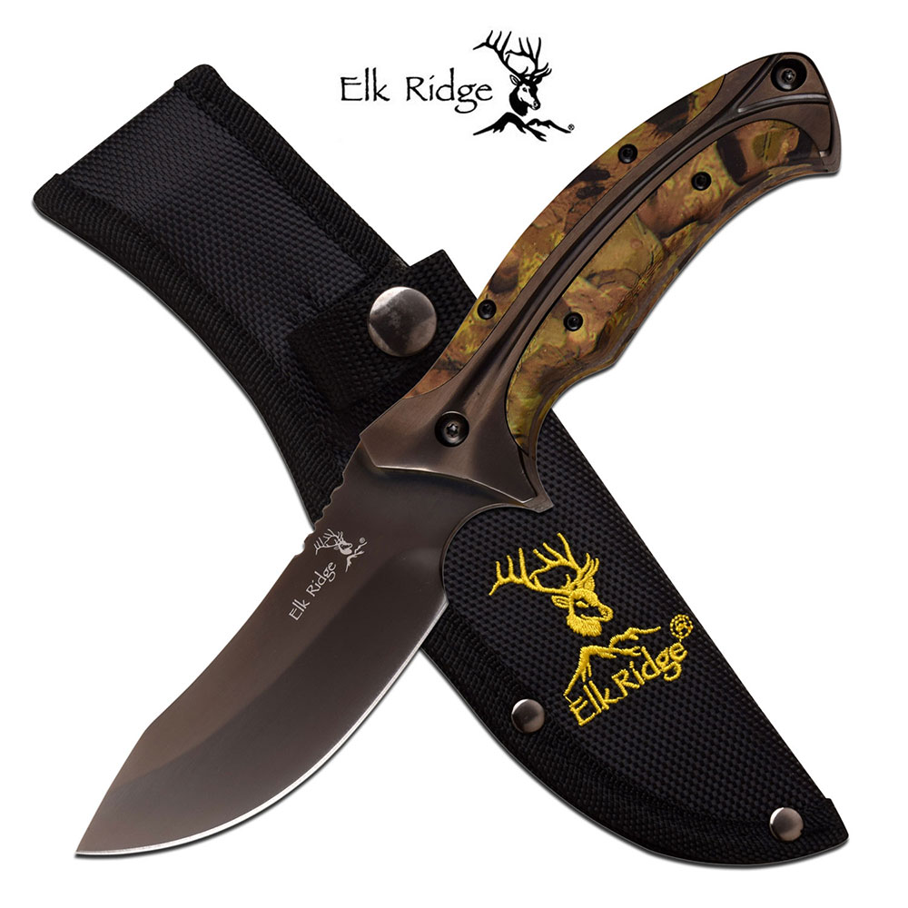Elk Ridge Fixed Blade Knife 8.75" - Giri Martial Arts Supplies
