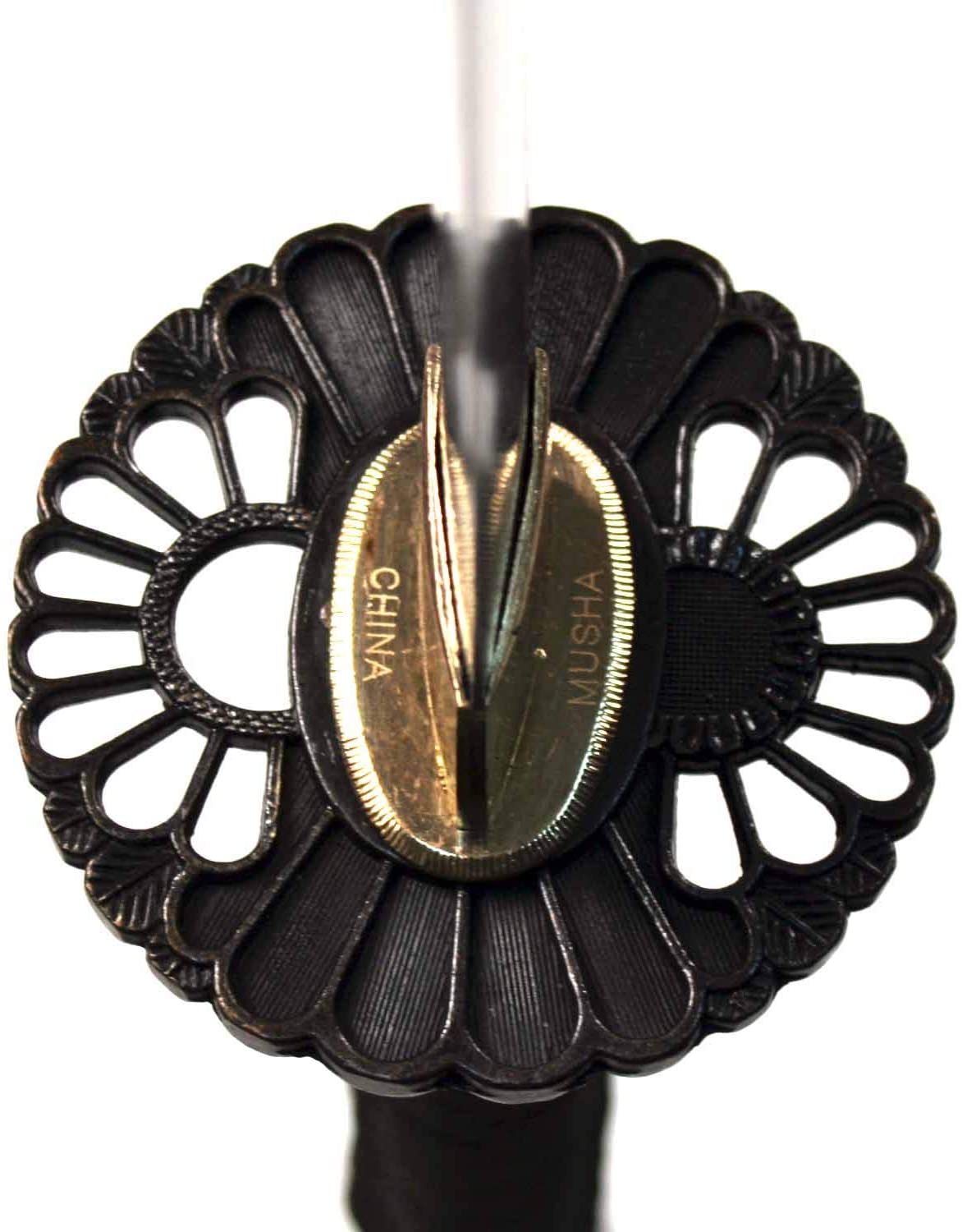 Musha 41" Hand Forged Oda Nobunaga Crest Samurai Sword - Giri Martial ...