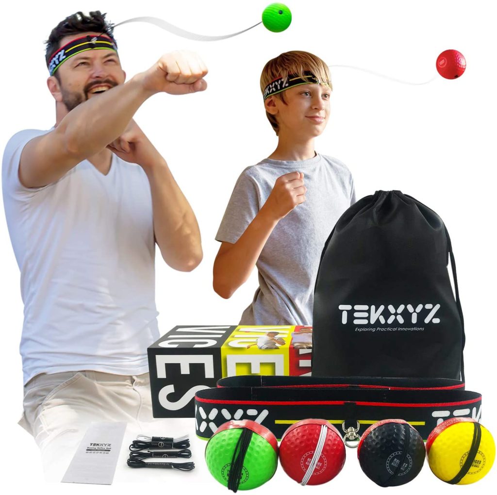 TEKXYZ Boxing Reflex Ball - Family Pack - Giri Martial Arts Supplies