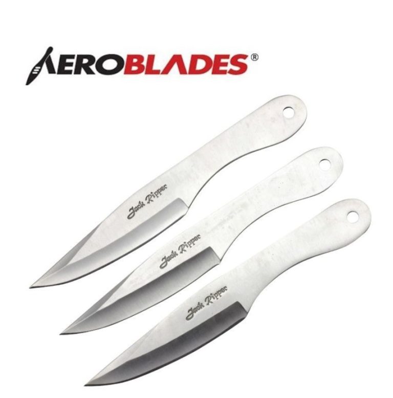 Aeroblades 3 Piece Jack Ripper Throwing Knife Set 5.5" - Giri Martial ...