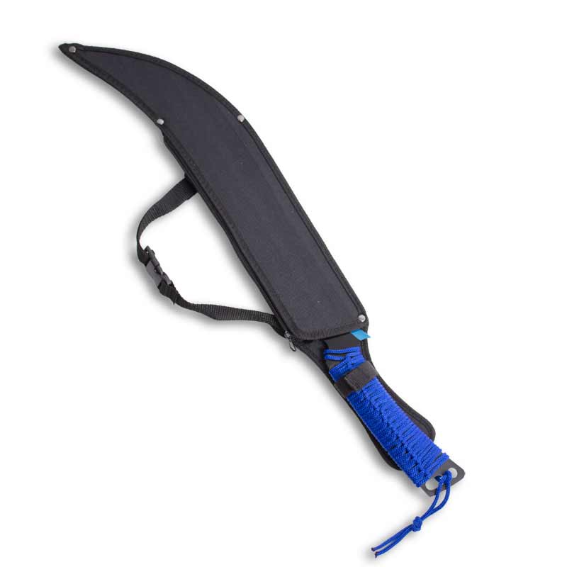 Biohazard 24" Blue Curved Ninja Sword - Giri Martial Arts Supplies