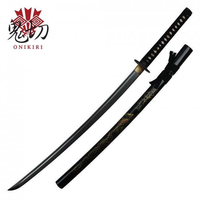 Onikiri 41″ Hand Forged Phoenix Design Samurai Sword - Giri Martial ...
