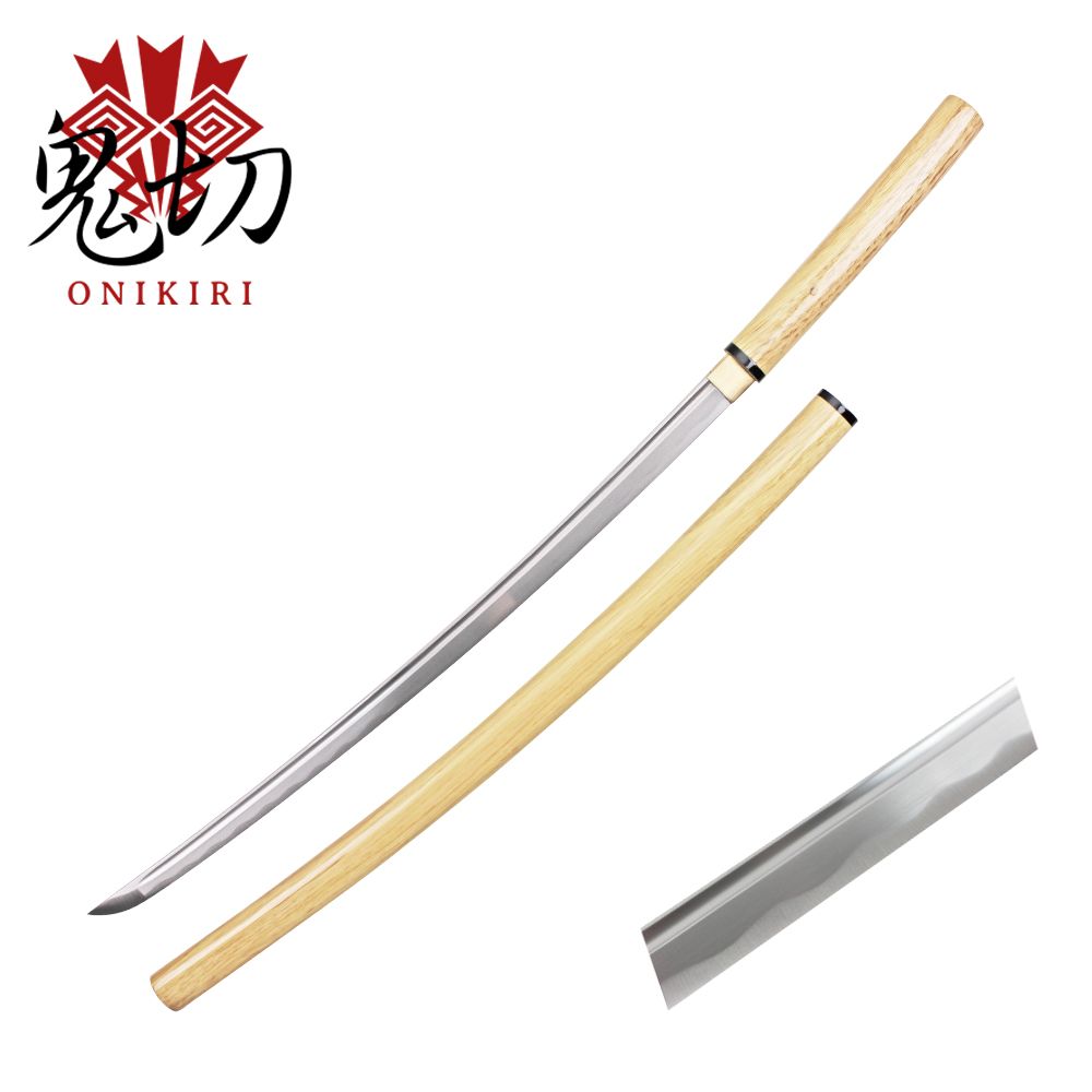 Onikiri 40″ Handmade Japanese Wood Shirasaya - Giri Martial Arts Supplies