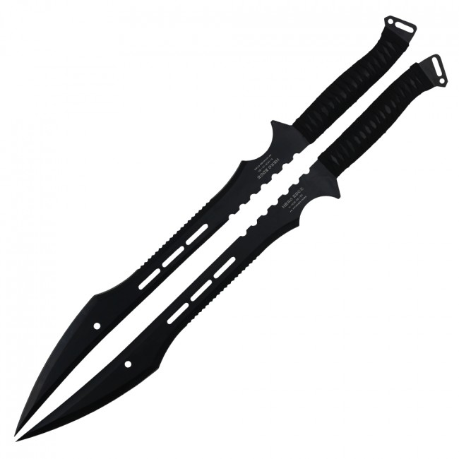 27 1/8″ Hero's Edge Full Tang Ninja Sword Set - Giri Martial Arts Supplies