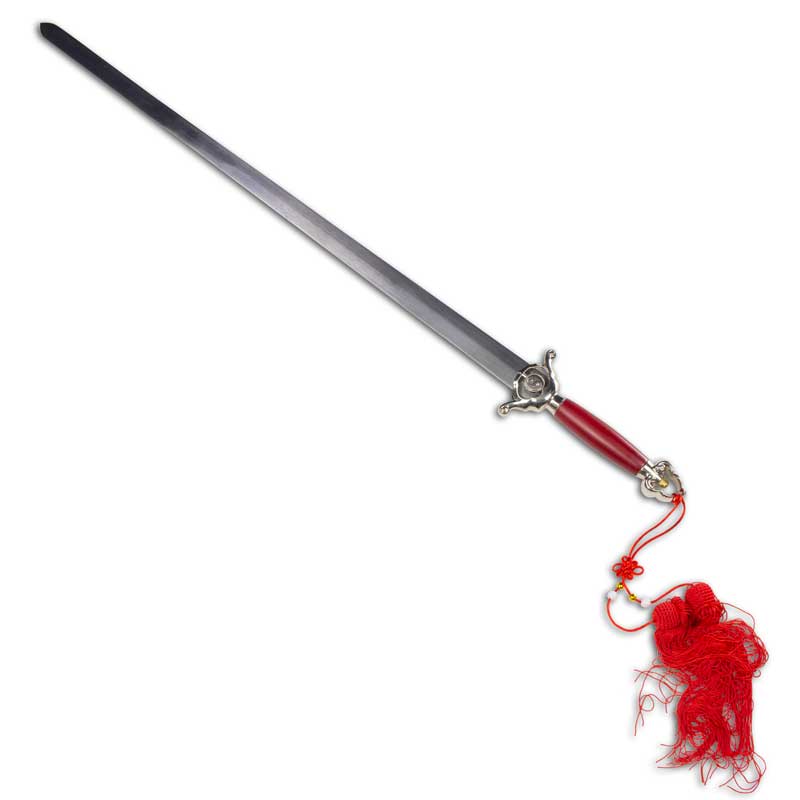 Tai Chi 38" Red Sword with Red Scabbard and Tassels - Giri Martial Arts ...