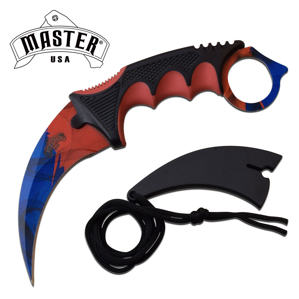 Master USA Karambit Fixed Blade 7.5″ Knife - Giri Martial Arts Supplies