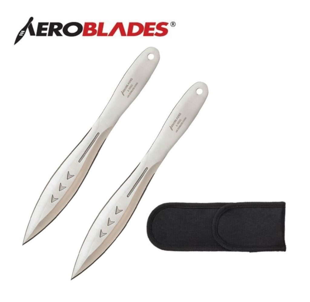 Aeroblades 7.5″ Double Edge Arrow Throwing Knives - Giri Martial Arts ...