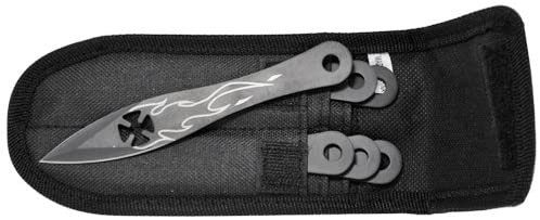 Aeroblades 6 Piece Iron Cross Throwing Knife Set 5.5″ - Giri Martial ...
