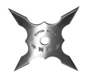 4 Point Live Blade Throwing Star 4″ - Giri Martial Arts Supplies