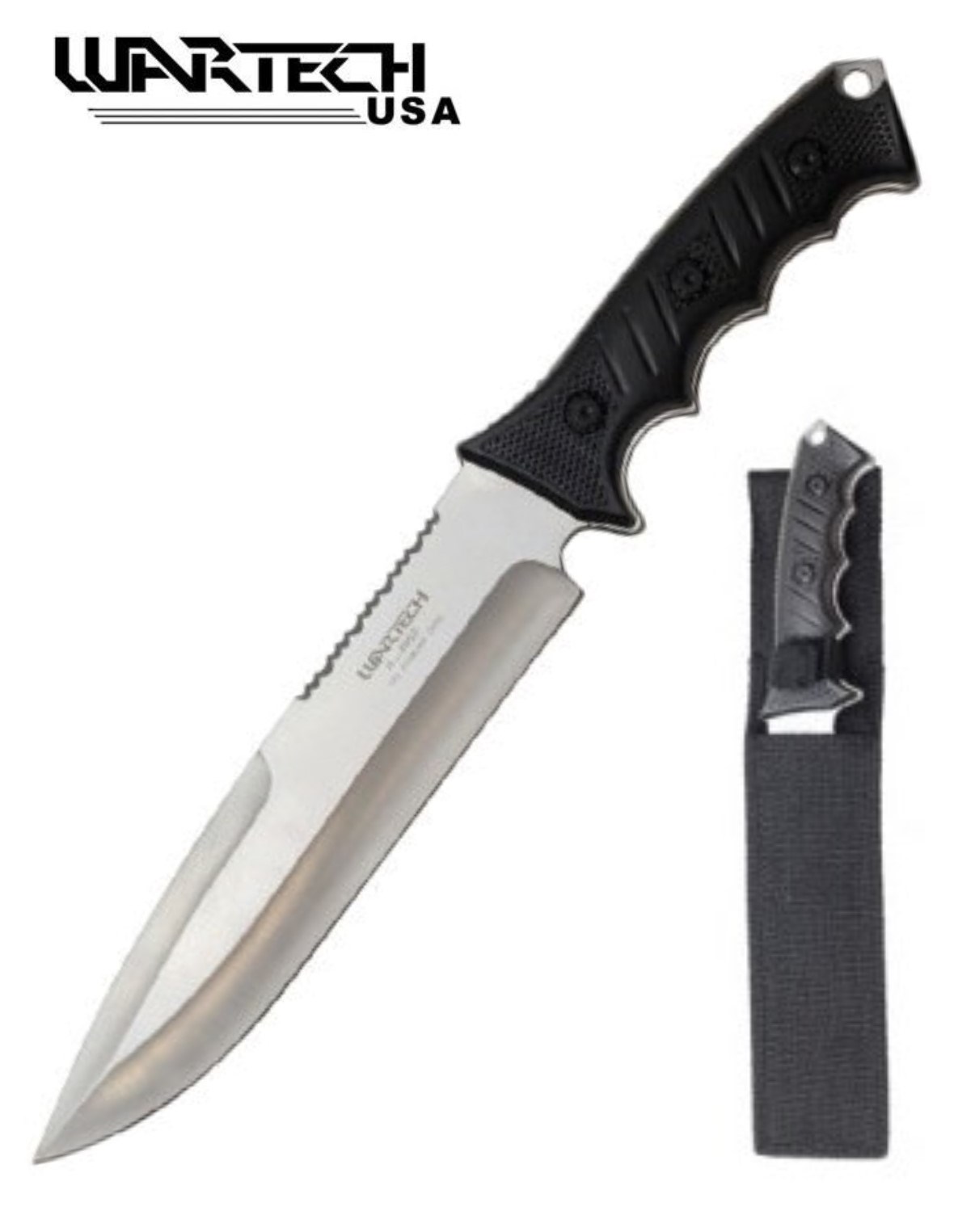 Wartech USA 13 1/2″ Drop Point Hunting Fixed Blade Knife - Giri Martial ...