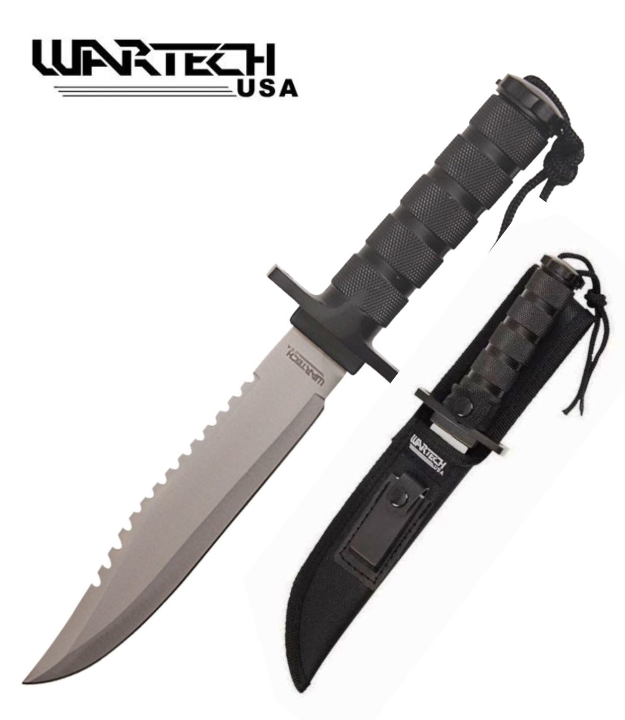 Wartech USA 12″ Survival Knife - Giri Martial Arts Supplies