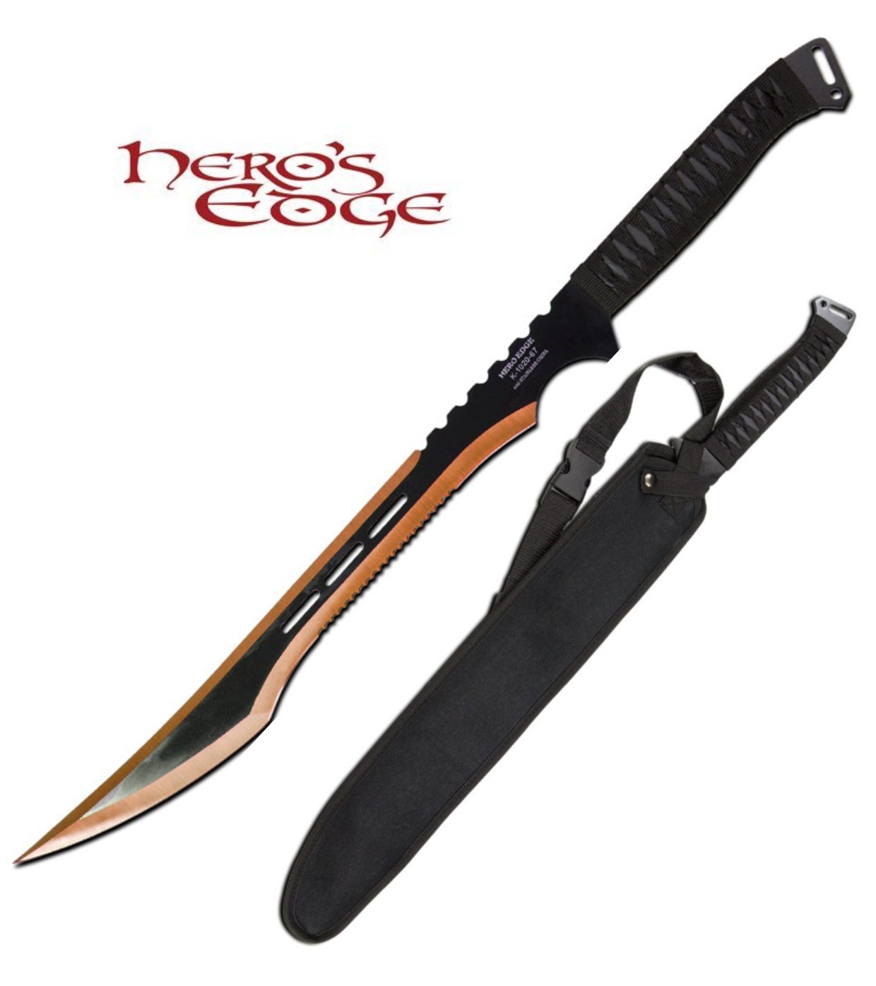 Hero’s Edge 27" Gold Two Tone Ninja Sword - Giri Martial Arts Supplies