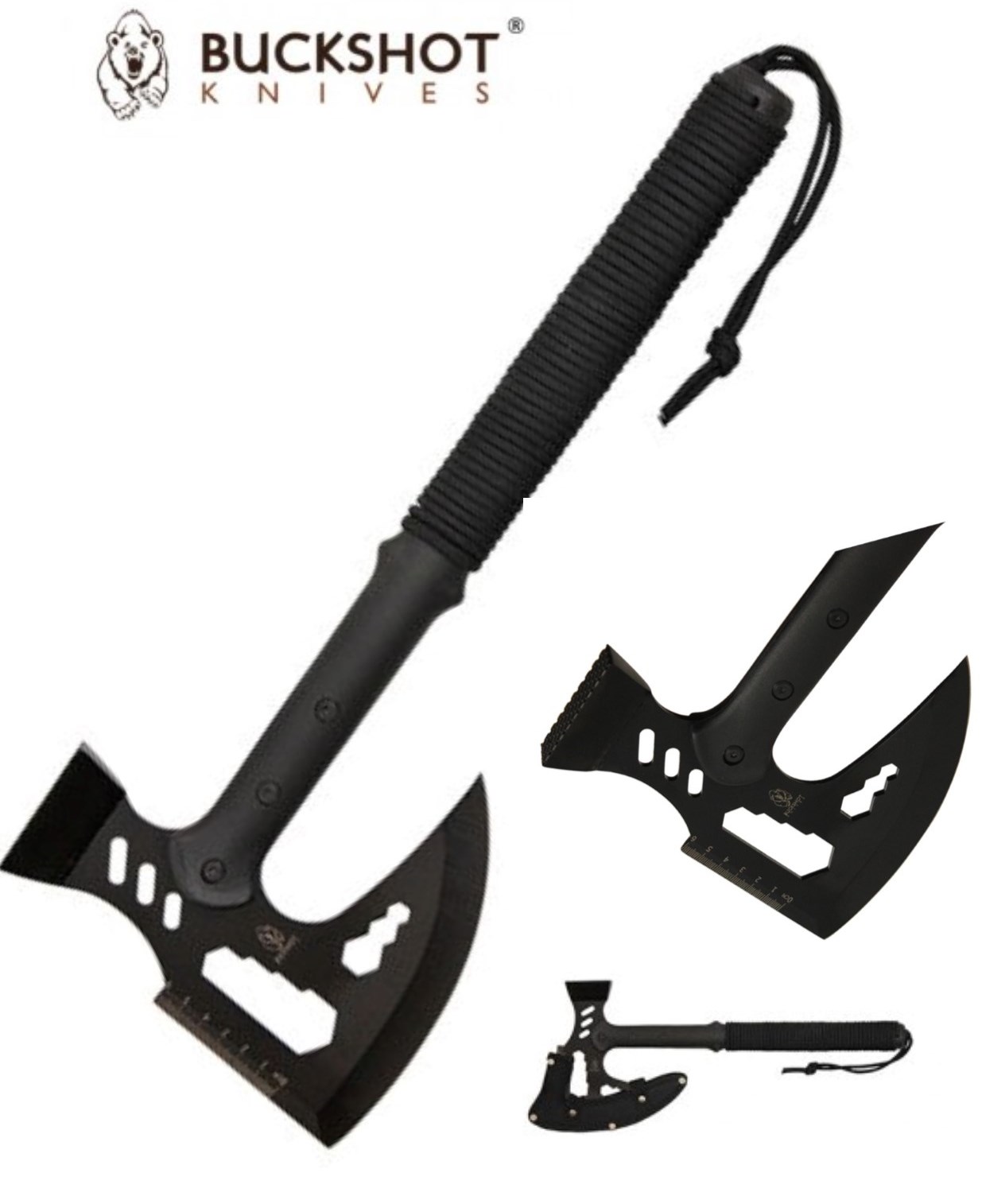 Buckshot 17″ Tactical Multi Tool Hammer Axe - Giri Martial Arts Supplies
