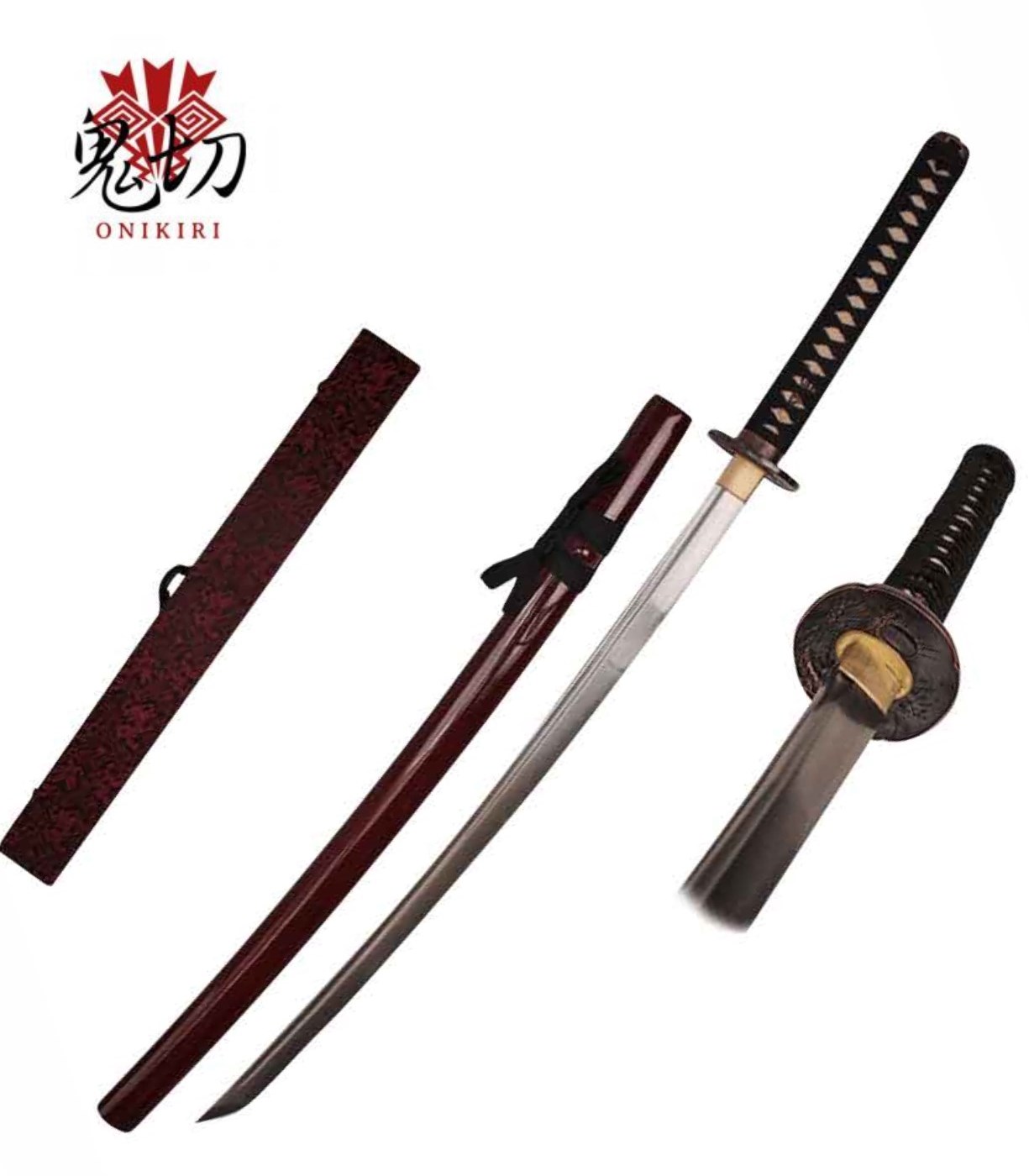 Onikiri 41″ Hand Forged Buddha Tsuba Katana - Giri Martial Arts Supplies