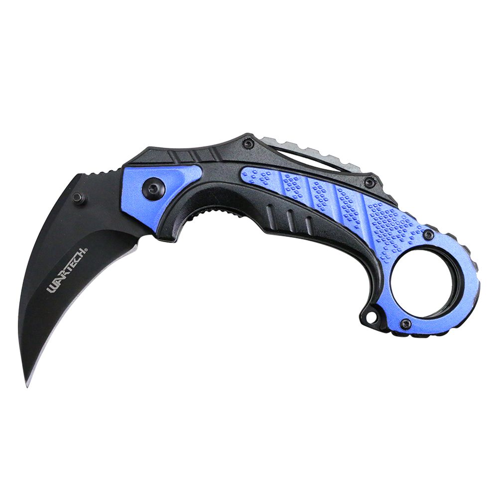Wartech Folding Eagle Blue Karambit Knife 6″ - Giri Martial Arts Supplies