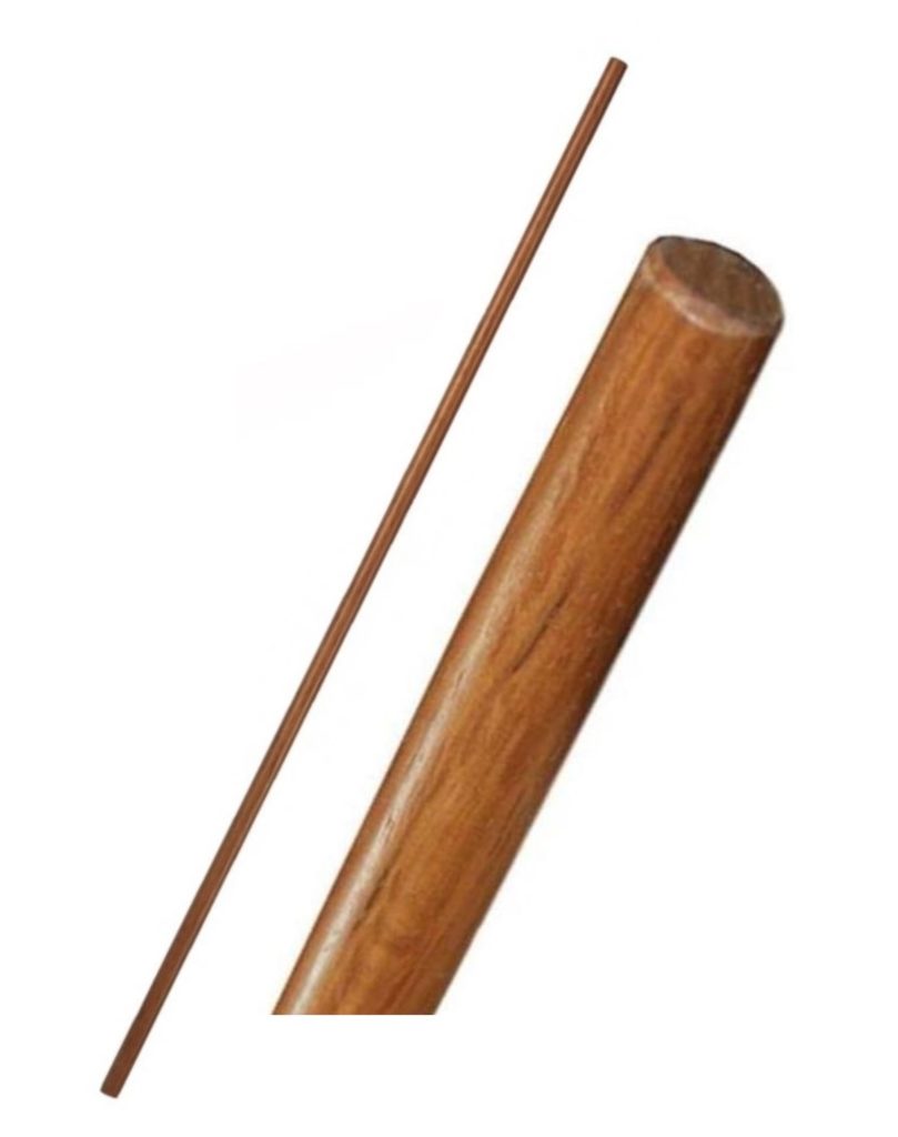 Bo/Staff 72" x 30mm Red Oak Straight - Giri Martial Arts Supplies