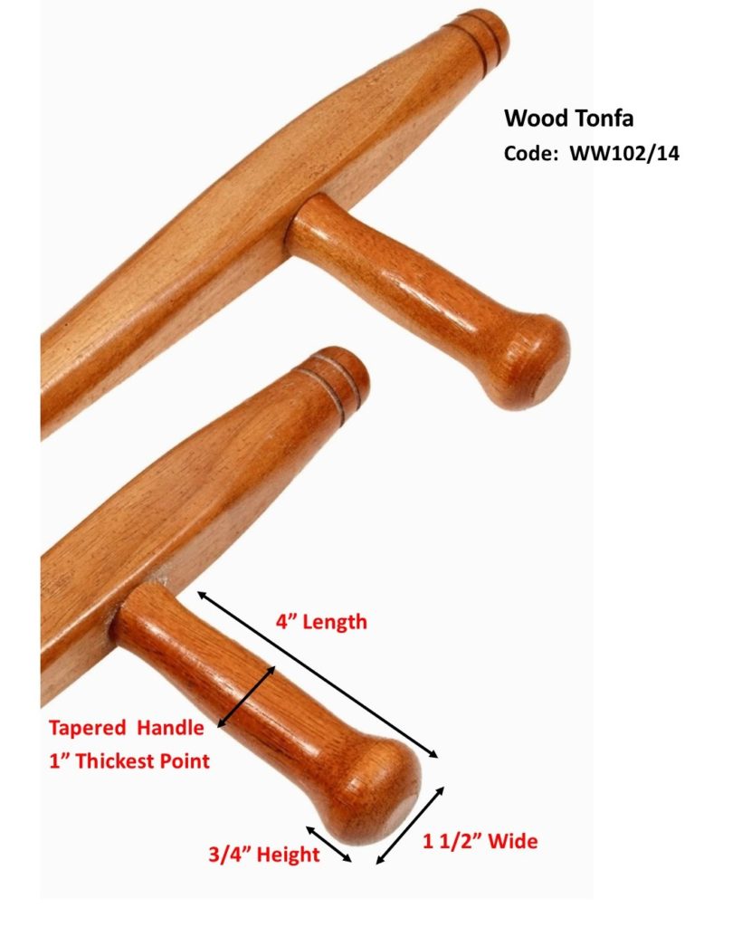 Tonfa Youth Wooden 14″ - Giri Martial Arts Supplies