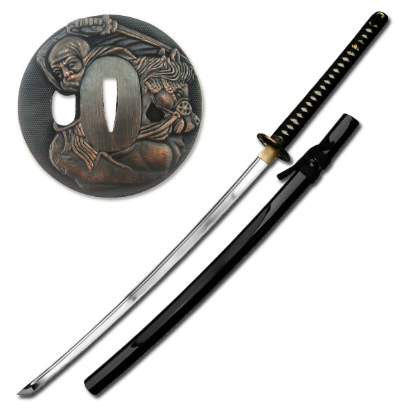 Ten Ryu 43.7" Hand Forged Uesugi Kenshin Samurai Sword - Giri Martial ...