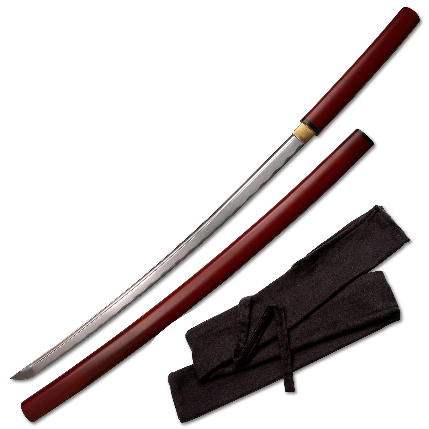 Ten Ryu 41" Burgundy Shirasaya - Giri Martial Arts Supplies