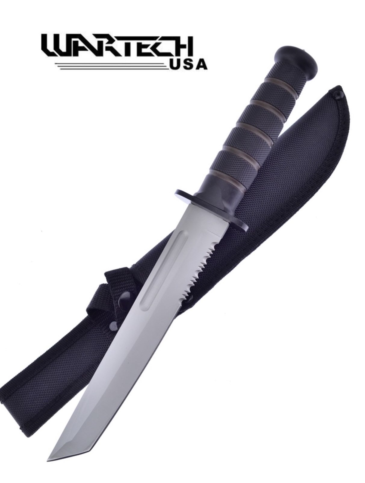 Wartech 12¾" Tanto Fixed Blade Knife - Giri Martial Arts Supplies