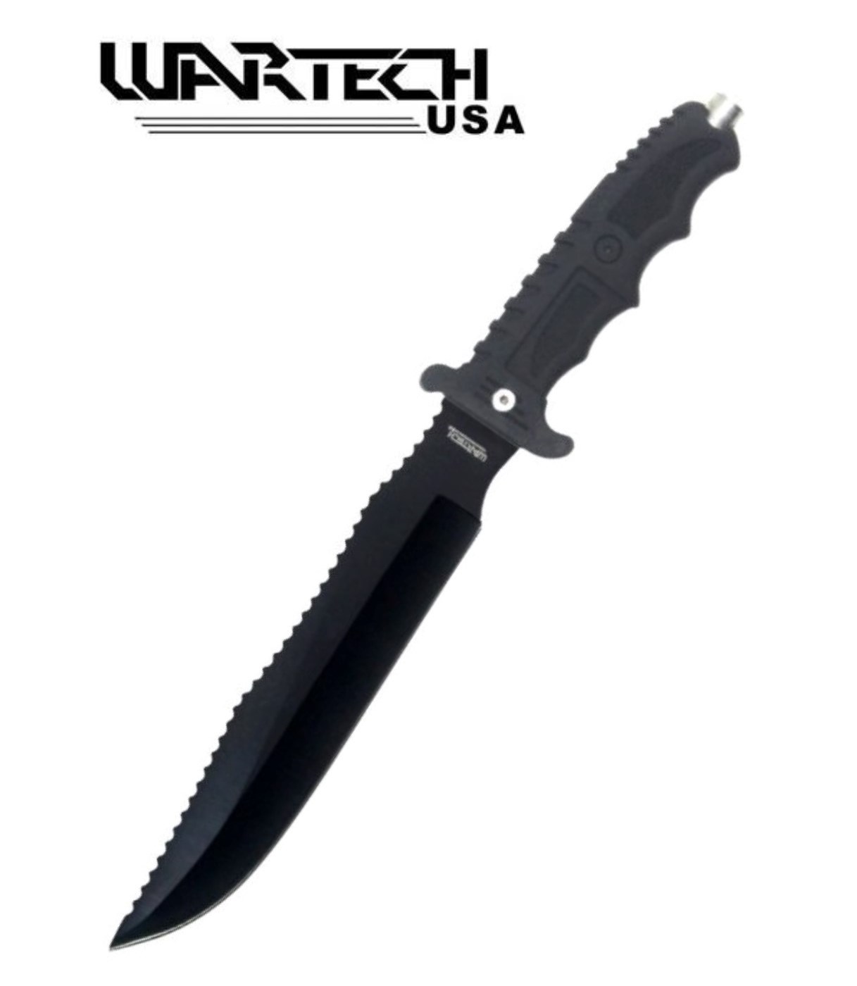 Wartech Black 13 1/2″ Clip Point Defender Fixed Blade Knife - Giri ...