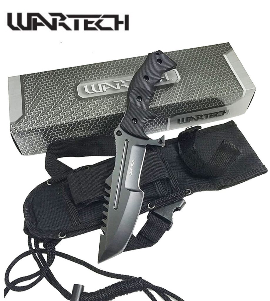 Wartech 11″ Tactical Huntsman Survival Knife - Giri Martial Arts Supplies