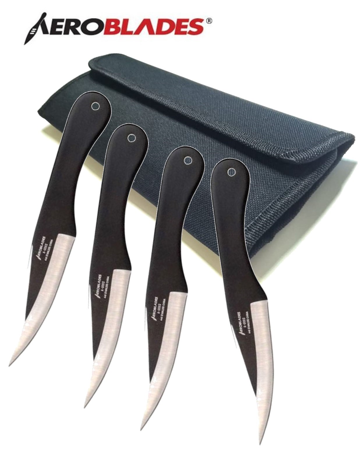 Aeroblades 7.5" Black Jack Ripper Throwing Knives - Giri Martial Arts ...