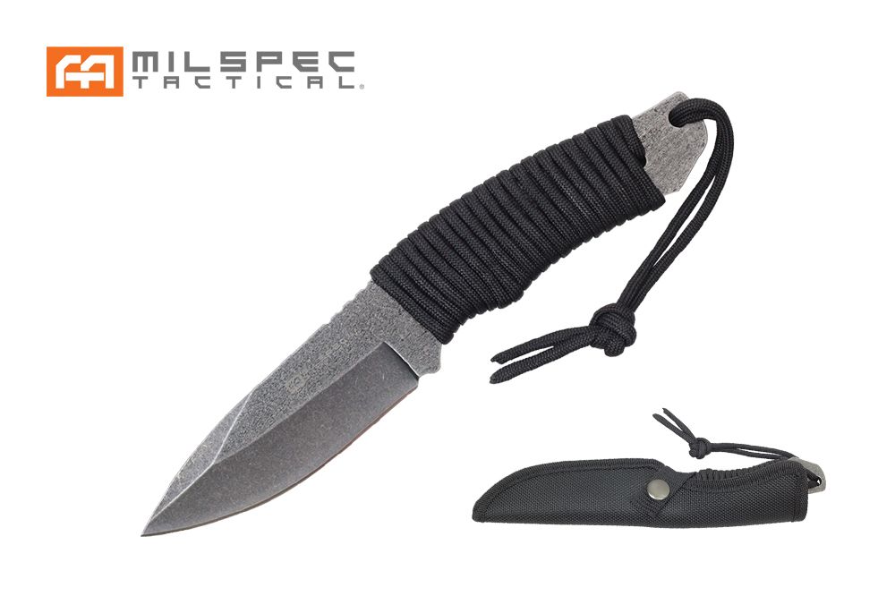 Milspec Tactical 8 3/8″ Cord Wrapped Fixed Blade Knife - Giri Martial ...