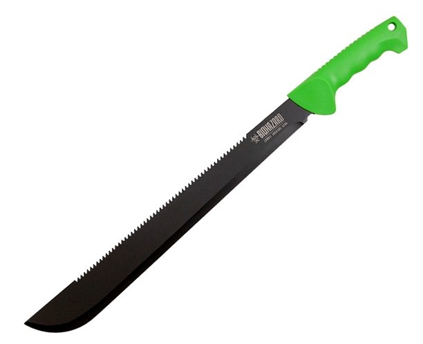 Biohazard 24 3/8" Green ABS Handle Machete - Giri Martial Arts Supplies