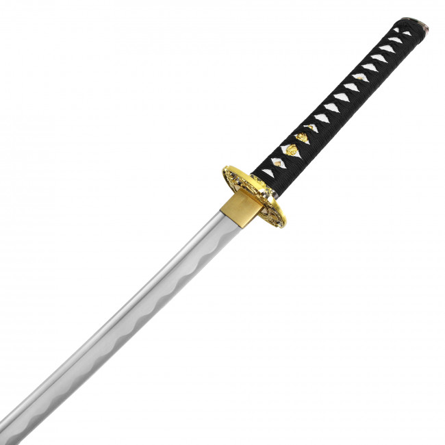 Onikiri 40″ Hand Forged Gold Dragon Tsuba Samurai Sword - Giri Martial ...
