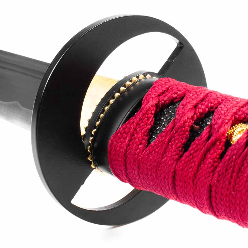 41″ Musha Hand Forged Burgundy Dragon Scale Samurai Sword - Giri ...