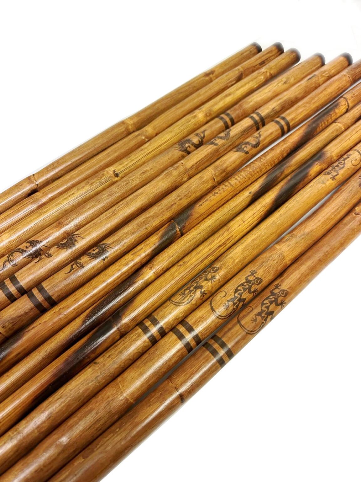Filipino Rattan Stick Burnt with Lizard Design 28" x 7/8" - Giri ...