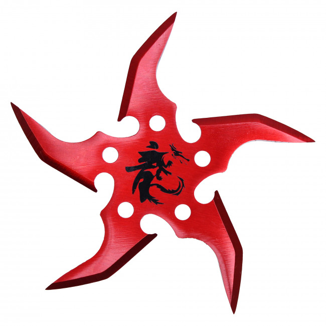 5 Blade Coloured 3 Set Live Blade Throwing Stars 4″ - Giri Martial Arts ...