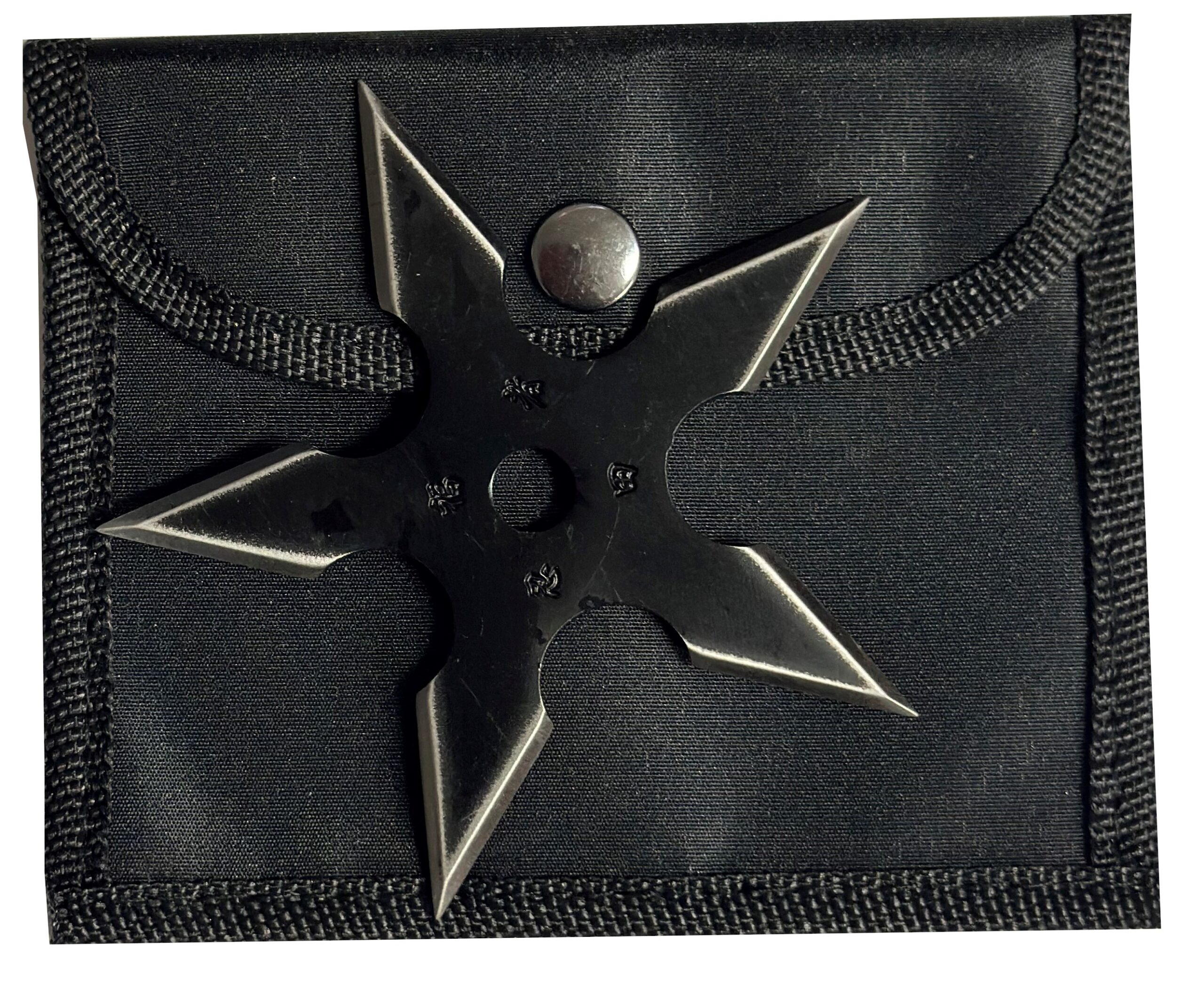 5 Point Black Throwing Star 4″ - Giri Martial Arts Supplies