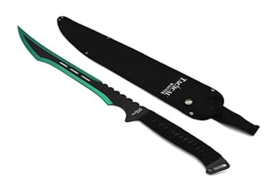 Tactical Master 27" Green Tactical Machete Sword - Giri Martial Arts ...